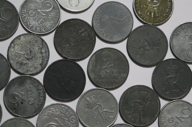 🧭 🇩🇰 DENMARK 2 Ore Zinc Coin Collection B53 #83 Ye50 $37.89 - PicClick CA