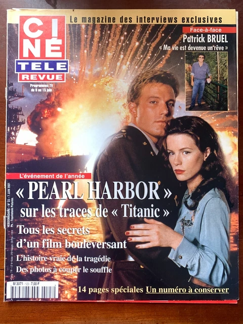CINÉ TÉLÉ REVUE 7/06/2001; Dossier film "Pearl Harbor"/ Patrick Bruel ...