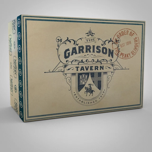PEAKY BLINDERS THE Garrison Mug, 400ml Glass & 2 Coasters Collectable ...