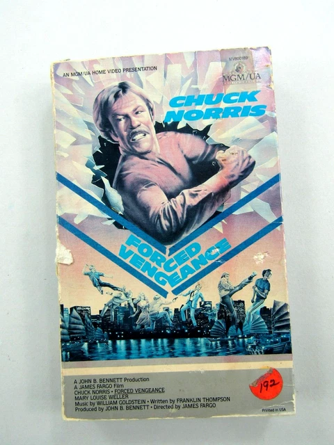 FORCED VENGEANCE VHS Big Box Chuck Norris MGM PG Action Karate 1983 £9. ...