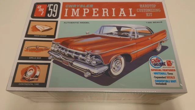 AMT 1959 CHRYSLER Imperial 2In1 Anpassungskit - Modellsatz 1/25 ...