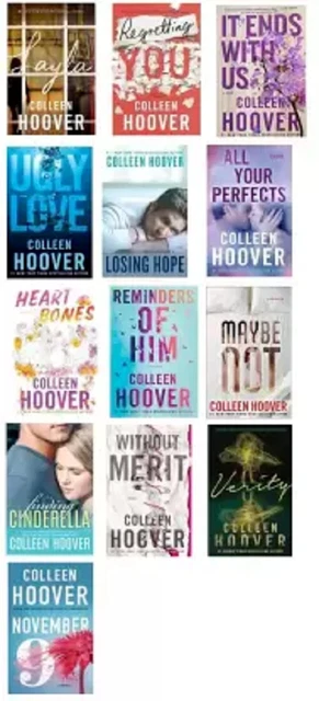 THE COMPLETE COLLECTION Of Colleen Hoover Top 13 Books Set (Paperback ...