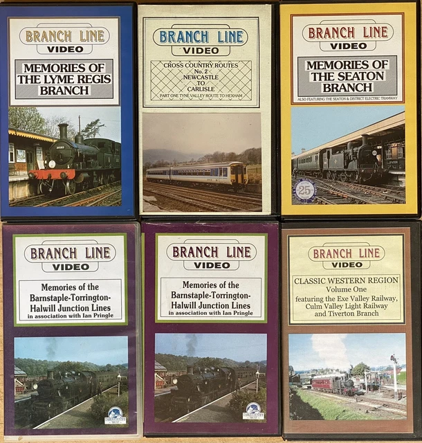 BRANCH LINE VIDEO ~ VHS Video Memories of Branch Lines ~ Choice of ...