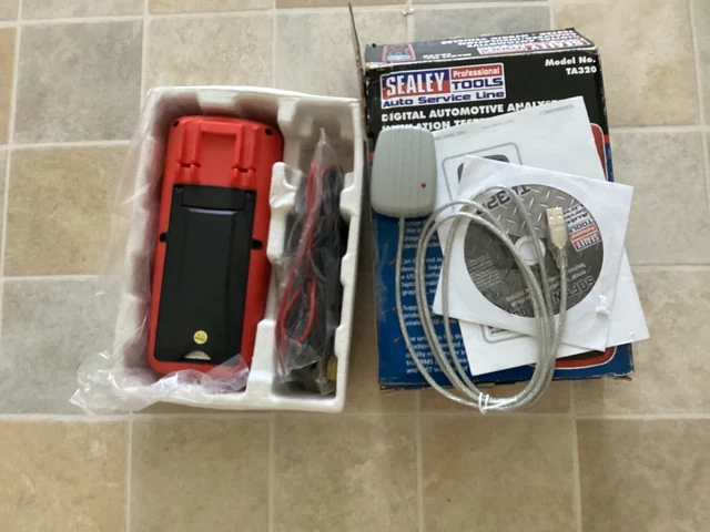 SEALEY TA320 DIGITAL AUTOMOTIVE ANALYSER / INSULATION TESTER HYBRID ...