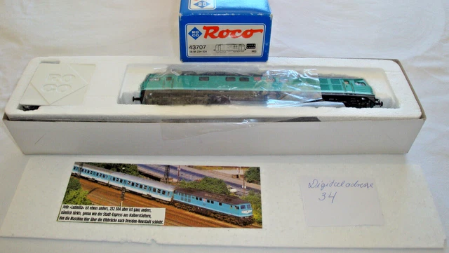 H0 ROCO 43707 BR 232 Nr. 232 304-4 Ludmilla Mint/Türkis DB AG Umbau auf ...