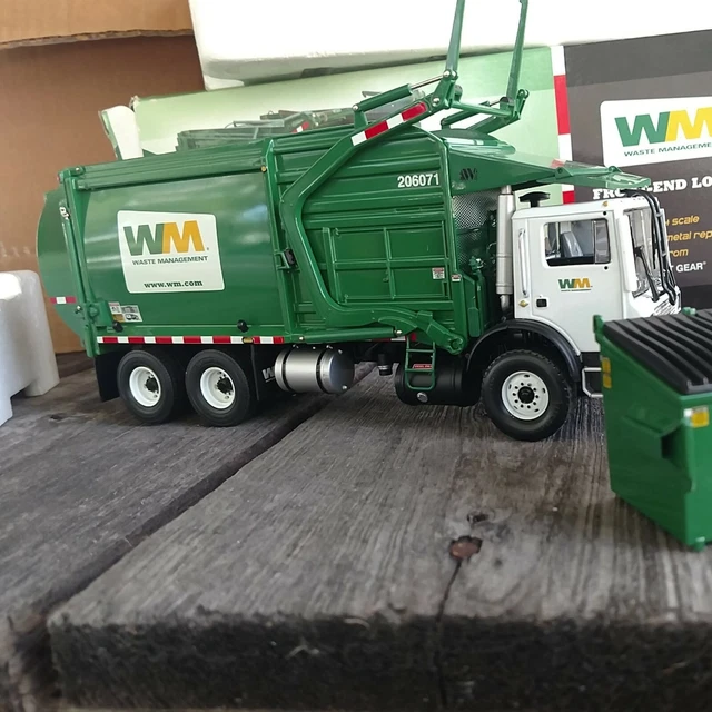 MACK TERRAPRO WASTE Management Garbage Truck & Bin 1/34 Model First ...