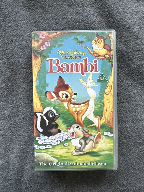 WALT DISNEY BAMBI VHS Video £0.99 - PicClick UK