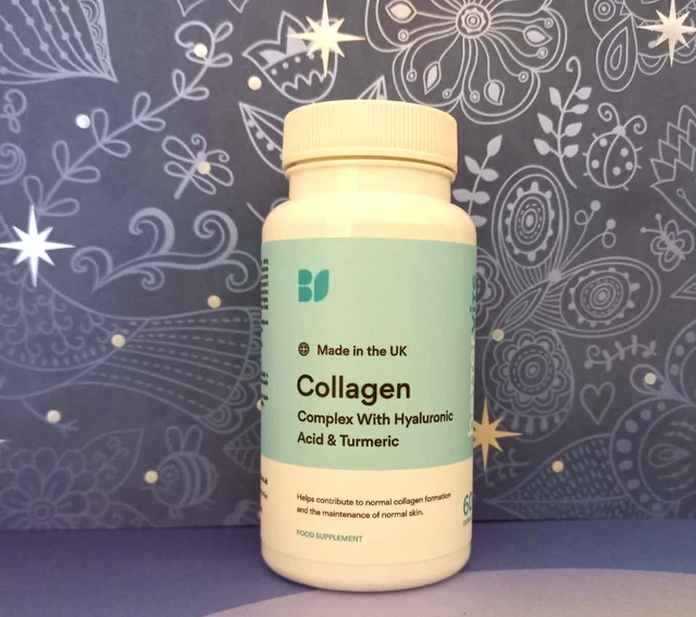 BETTERVITS COLLAGEN COMPLEX With Hyaluronic Acid & Turmeric 60 Capsules ...