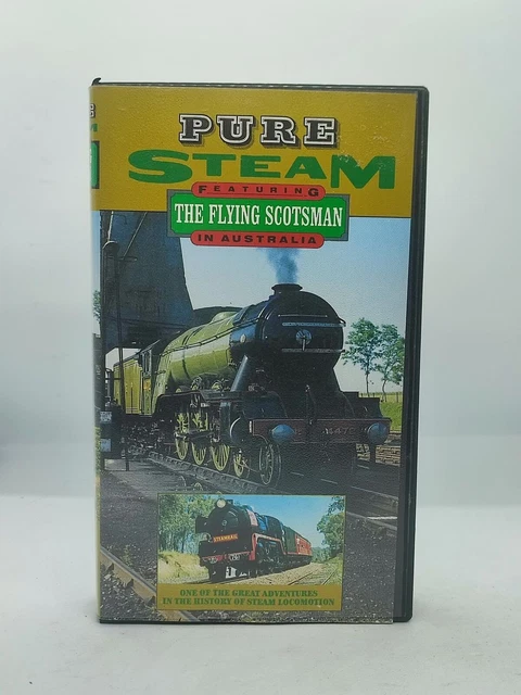 PURE STEAM FEATURING The Flying Scotsman In Australia On VHS Video ...