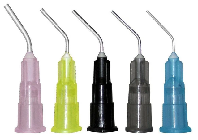 DENTIST PRE-BENT FLOW Composite Tips Resin Etch Delivery Tip Dental New ...