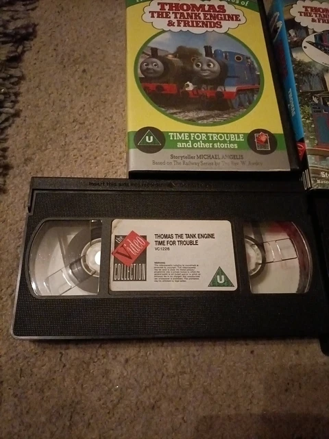 THOMAS THE TANK Engine And Friends VHS Time For Trouble Thomas & Gordon ...