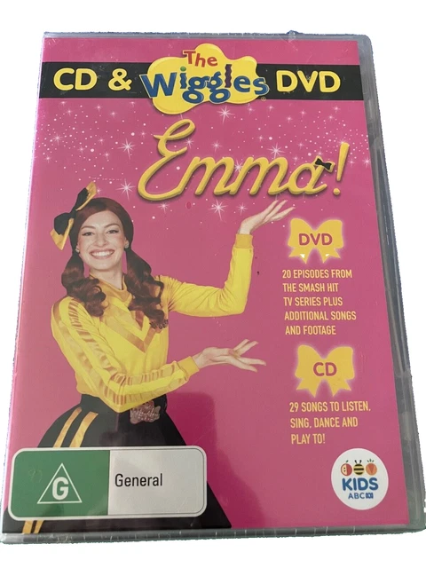 THE WIGGLES EMMA! CD + DVD 2 Disc | Region 4 | 29 Song & 20 Episodes ...
