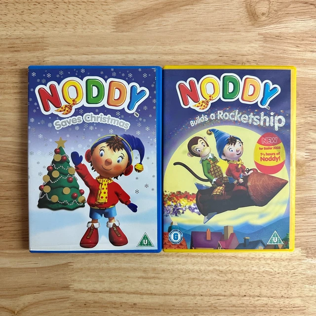 NODDY BUILDS A Rocketship & Saves Christmas Children's DVD lot Region 2 ...