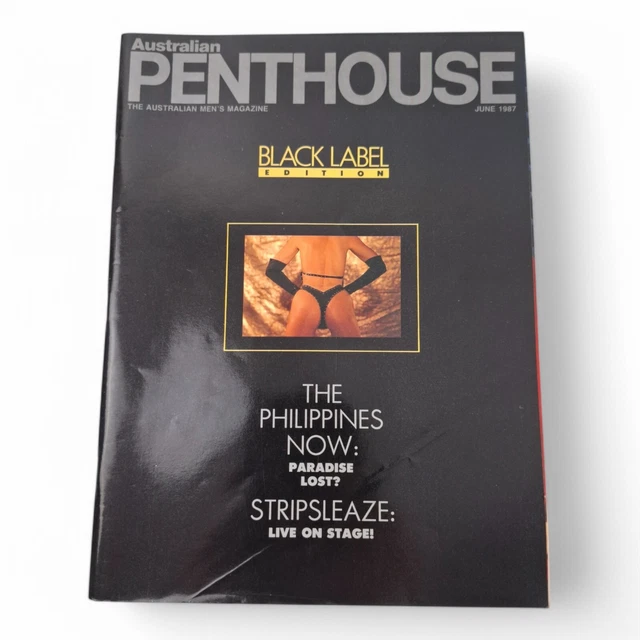 AUSTRALIAN PENTHOUSE MAGAZINE - Black June 1987 Complete Playboy $24.99 - PicClick AU