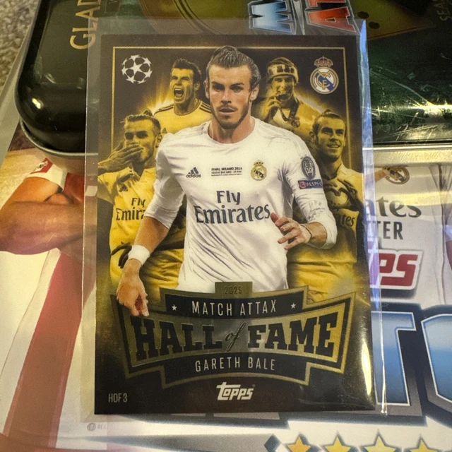 GARETH BALE HALL of Fame Card # HOF3 - Topps Match Attax 2025/26 25/26 ...
