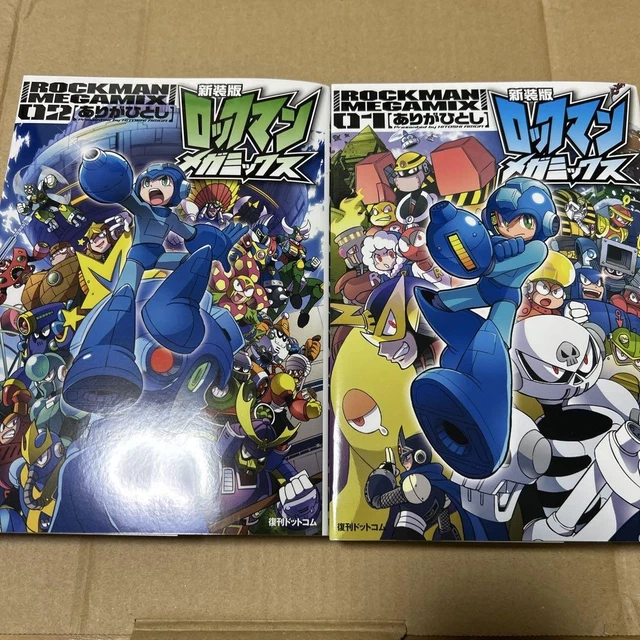 ROCKMAN MEGAMIX VOL.1 & Vol.2 Set Hitoshi Ariga Manga Comic Book New ...