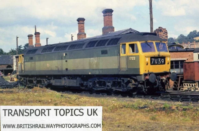 DIESEL RAILWAY PHOTO CLASS 47 No 1722 AT EXETER £0.80 - PicClick UK