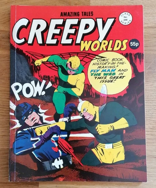 COMIC - CREEPY Worlds Amazing Tales No. #248 Fly Man And The Web Pulp ...