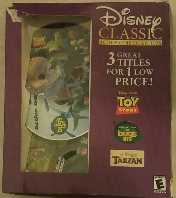 DISNEY CLASSIC ACTION Game Collection: Toy Story, Tarzan, A Bug's Life ...
