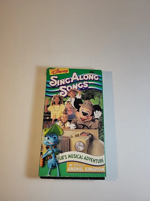 DISNEYS SING ALONG Songs - Fliks Musical Adventure (VHS, 1999) $10.09 ...