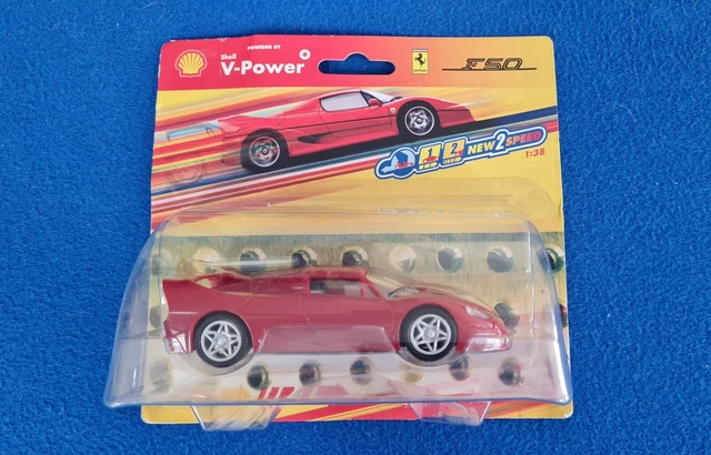 FERRARI F50 - Shell V-Power - 1:38 Scale - Hot wheels - New in box £8. ...