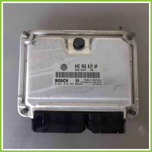 CENTRALINA MOTORE INIEZIONE ECU BOSCH 0281010865 VOLKSWAGEN POLO 9N 1.4 TDI 55kw EUR 49,99 ...