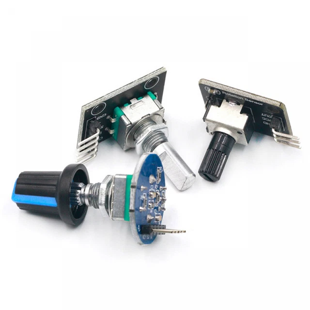MODULE D'ENCODEUR ROTATIF potentiomètre sortie numérique 360 degrés ...