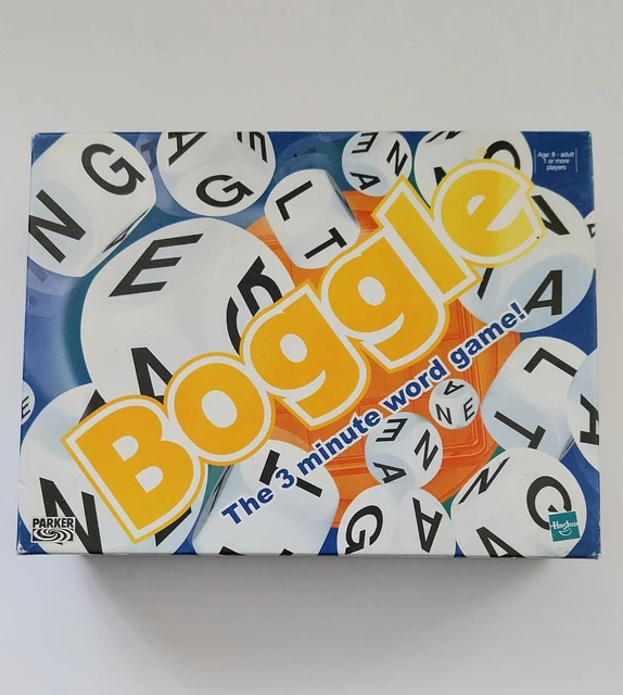 VINTAGE BOGGLE 3 Minute Word Game by Parker 2000 8yrs+ Complete £9.70 ...