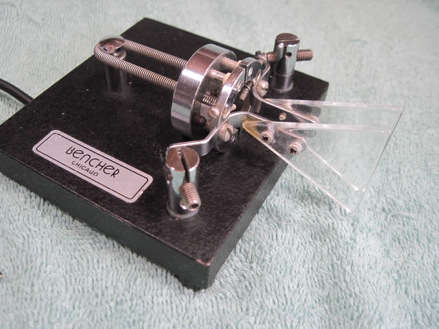 BENCHER IAMBIC MORSE CODE CW TELEGRAPH KEY BY-1 for ham radio hf paddle ...