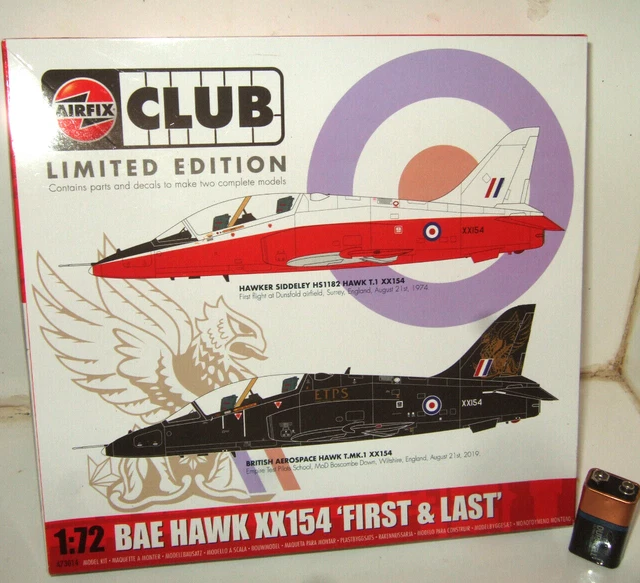 KIT MODÈLE AIRFIX Club A73014 The First & The Last BAE Hawk, X2 à l ...