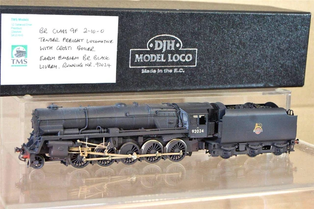 DJH KIT CONSTRUIT Br 2-10-0 Classe 9F Locomotive 92024 Avec BR1B Tender ...