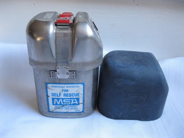 VINTAGE MINING MSA Self Rescuer W65 Respirator $24.99 - PicClick CA