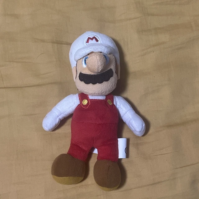 SUPER MARIO ALL Star Collection 8” Mario Plush Fireball Red White 2017 ...