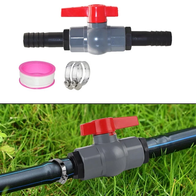 INSTALLATION FACILE AVEC vanne d'arrêt PVC et raccord de tuyau aucun ...