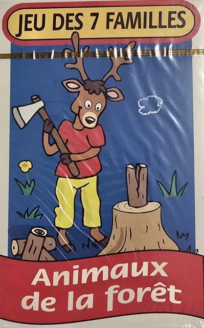 JEU DES 7 familles ,jeu de cartes 7 familles 42 cartes " animaux de la ...
