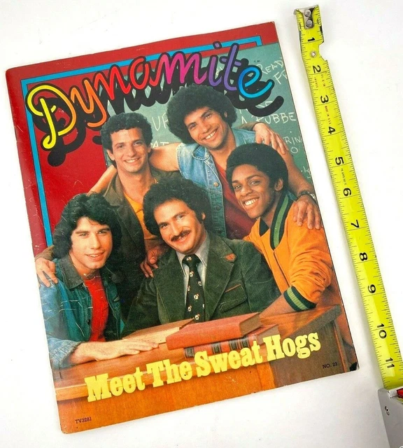 VINTAGE MEET THE Sweat Hogs Dynamite Magazine 1976 John Travolta No. 23 ...