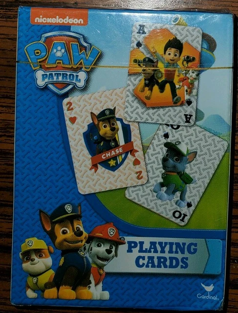 NICKELODEON PAW PATROL Playing Cards - NEW 1 Deck Of Paw Patrol Playing ...