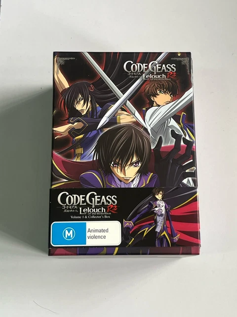 CODE GEASS-LELOUCH OF the Rebellion-R2 Vol 1 & Collector's Box DVD 2008 ...