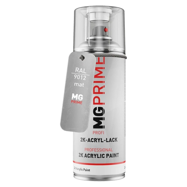 RAL 9012 CEANROOM White Reinraumweiss mat acrylique bombe aérosol 2C ...