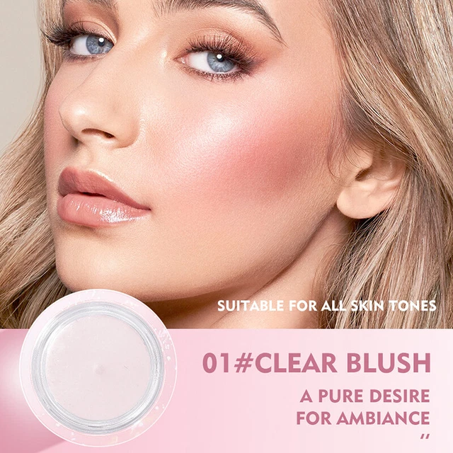 TEMPERATURE CHANGING COLOR Powder Blusher Glassy Blush Gel Powder ...