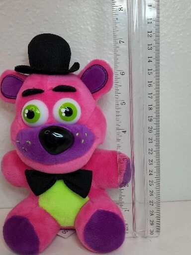 BLACKLIGHT NEON FREDDY Fazbear Five Nights At Freddys FNAF Plush 8 ...