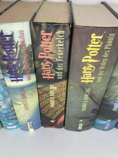 HARRY POTTER BAND 1-7 Gebundene Ausgabe Bücher Hardcover EUR 39,99 ...