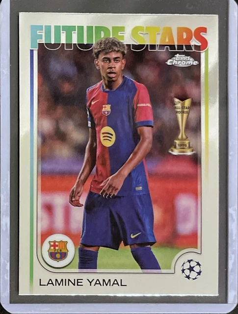 LAMINE YAMAL - 2024-25 Topps Chrome UCC - Future Stars #27 £3.48 ...