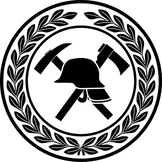 DDR FFW FEUERWEHR Wappen Symbol Konturgeschnitten rund Aufkleber ...