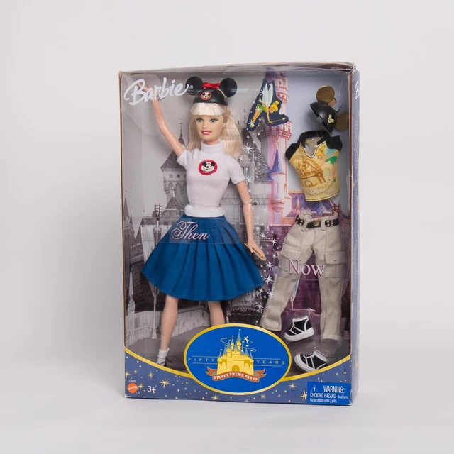 DISNEYLAND BARBIE 50TH Anniversary Then & Now Barbie Mouseketeer Doll ...