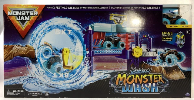 MEGALODON MONSTER WASH Monster Jam Truck Water Color Change NIB 3 Feet ...