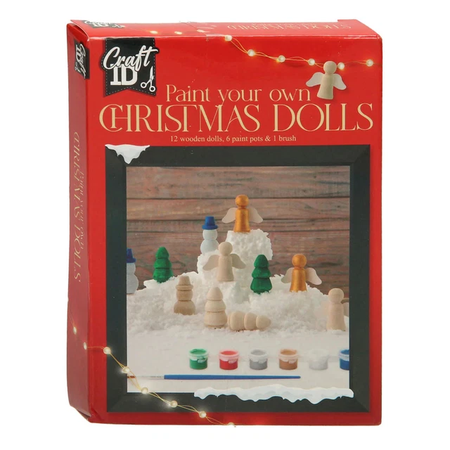 PEIGNEZ VOS PROPRES figures de Noël en bois, 12e. EUR 18,34 - PicClick FR