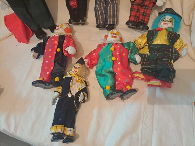 LOT DE 8 clowns en porcelaine EUR 15,00 - PicClick FR