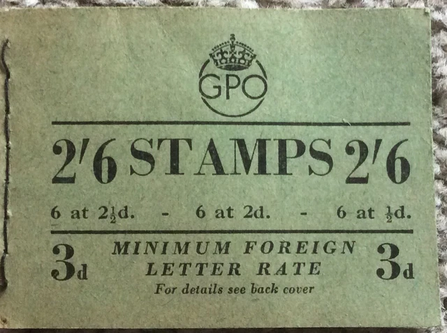 GPO BOOKLET OF stamps 1950 £5.00 - PicClick UK