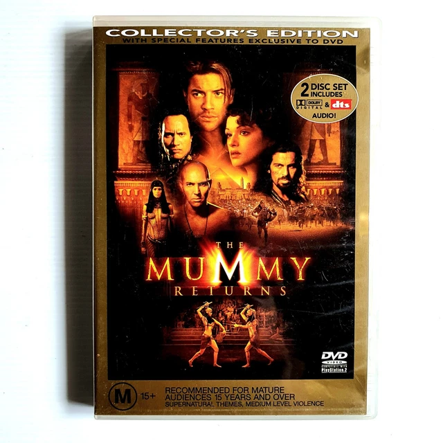 THE MUMMY RETURNS | Special Edition DVD 2001 Adventure, Brendan Fraser ...